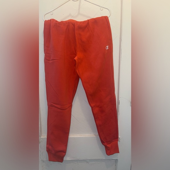 Champion | Pants | Champions Dynamic Orange Reverse Weave Joggers ...